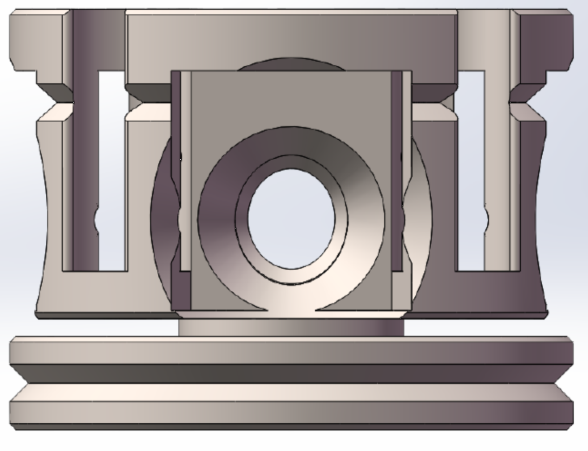Modified diamond pair anvil cell symmetric DAC